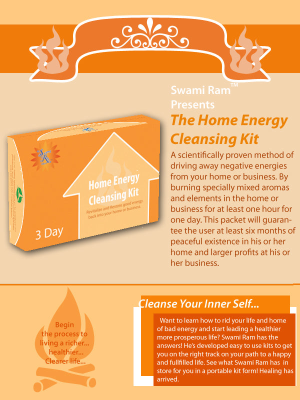 Home Energy Cleansing Kit 3 day Supply To Remove Negativity Ghost Spir ...